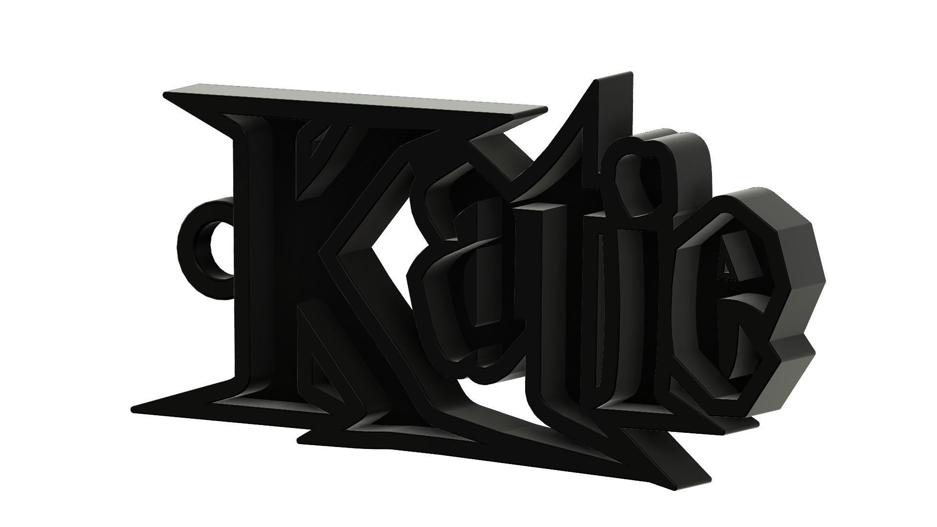 Katie KeyChain Harry Potter Style 3D model 3D printable | CGTrader