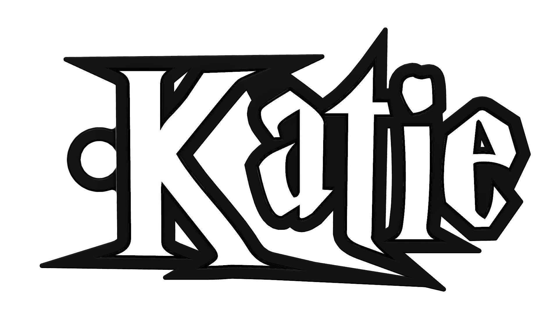 Katie KeyChain Harry Potter Style 3D model 3D printable | CGTrader