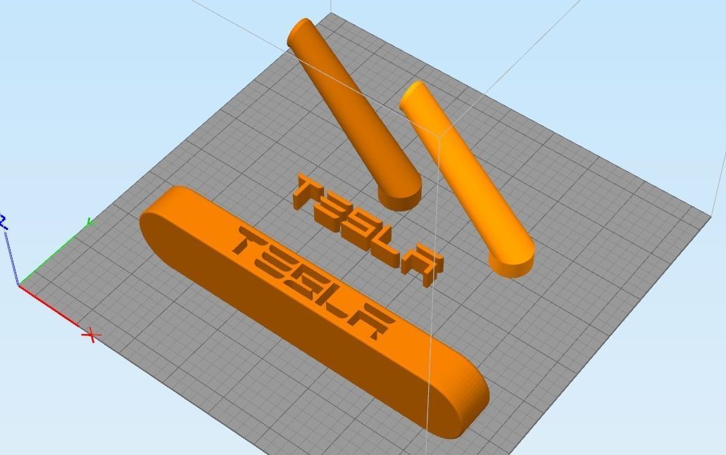 Tesla Logo 3D model 3D printable | CGTrader