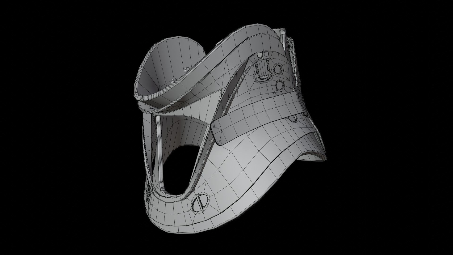 3D model Cervical Collar VR / AR / low-poly | CGTrader