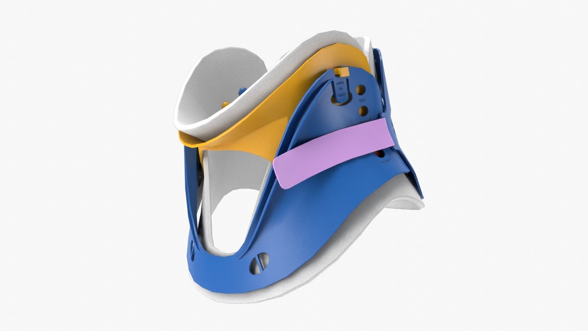 3D model Cervical Collar VR / AR / low-poly | CGTrader
