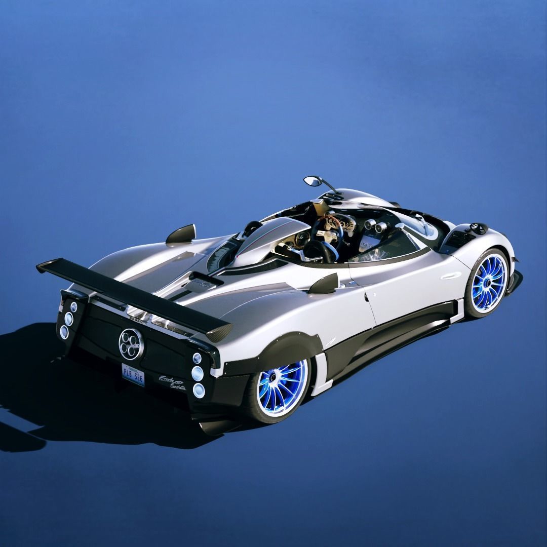 3D model Pagani Zonda HP Barchetta 2021 VR / AR / low-poly | CGTrader