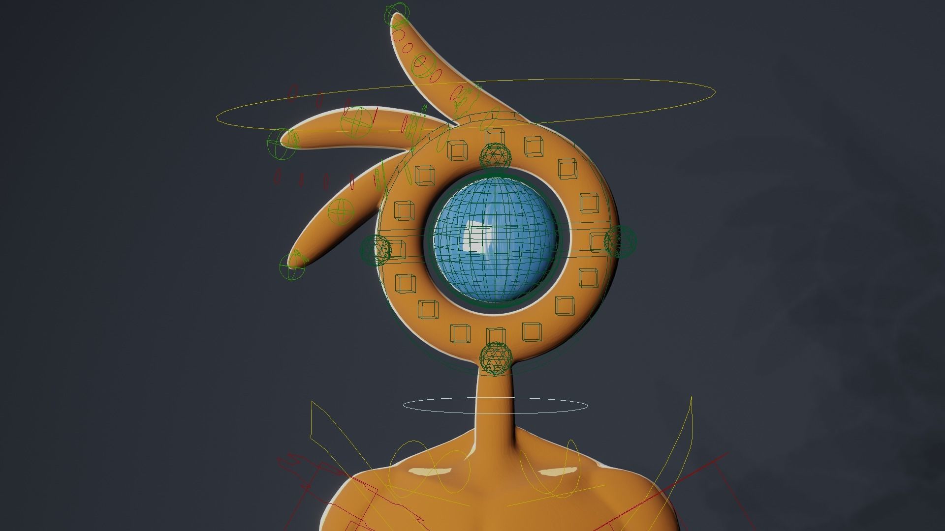 Blender Man 3D model rigged | CGTrader