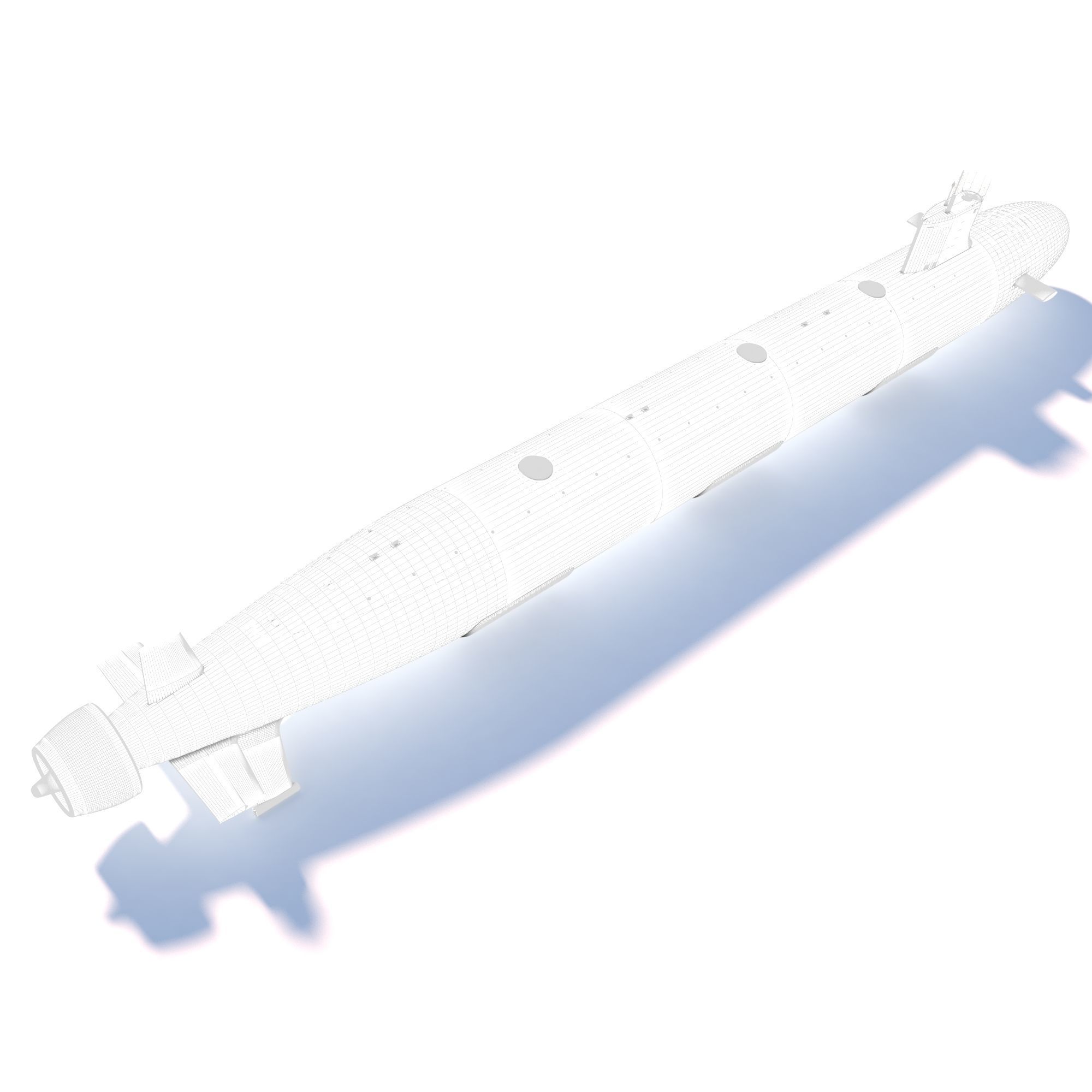 USS Texas submarine 3D model | CGTrader