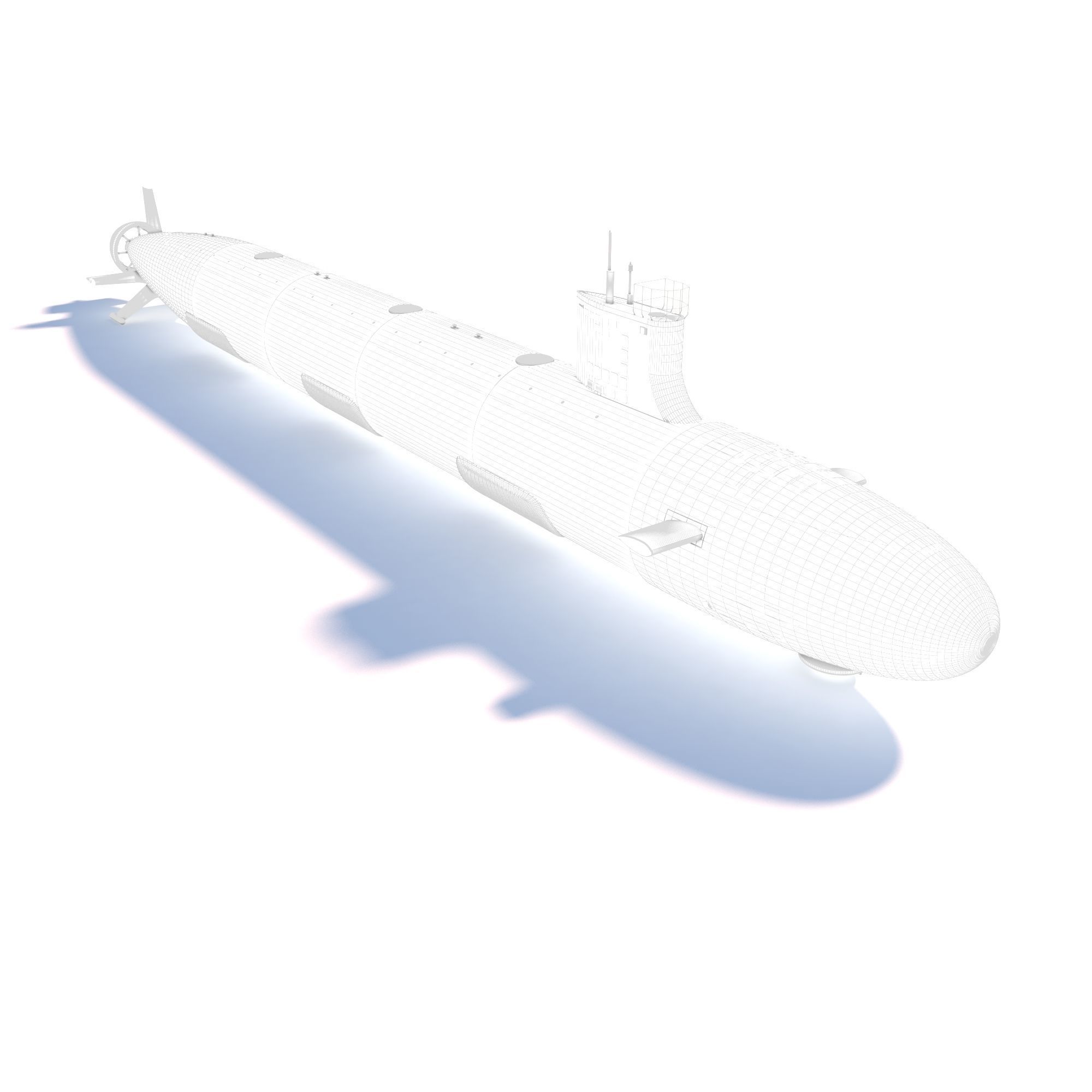 USS Texas submarine 3D model | CGTrader