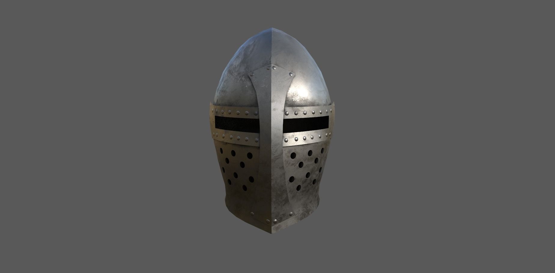 3D model Topfhelm VR / AR / low-poly | CGTrader