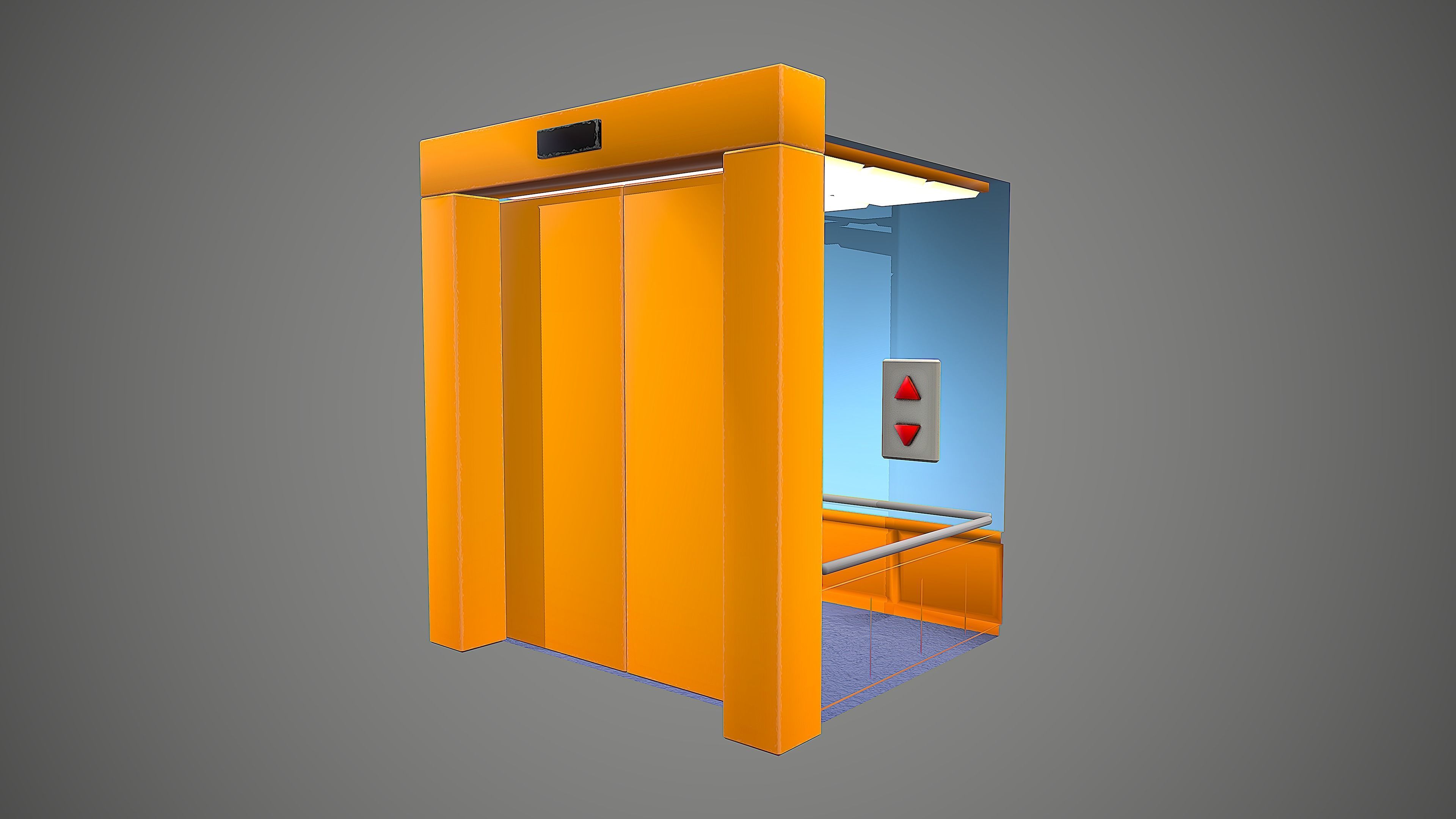 3D model ELEVATOR LIFT CARTOON STYLIZED VR / AR / low-poly | CGTrader