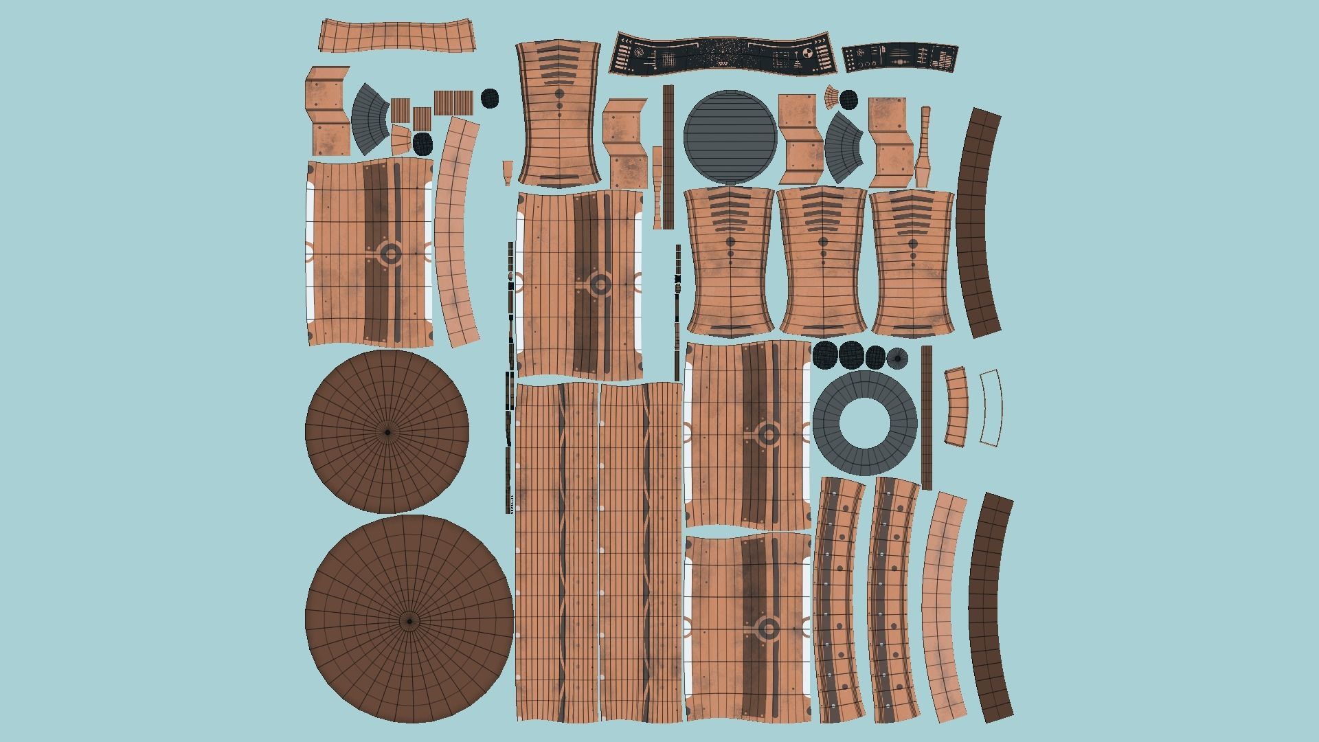 3D model Alien Spaceship UFO E06 Copper - Sci Fi Spacecraft Design VR ...