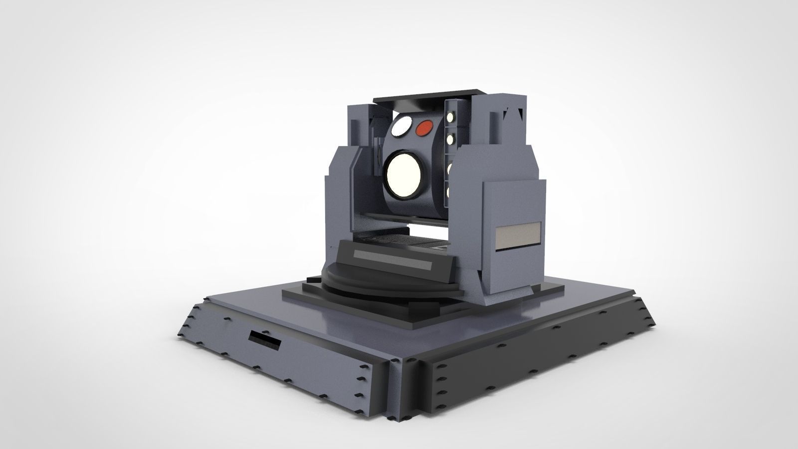 Helios naval laser 3D model | CGTrader