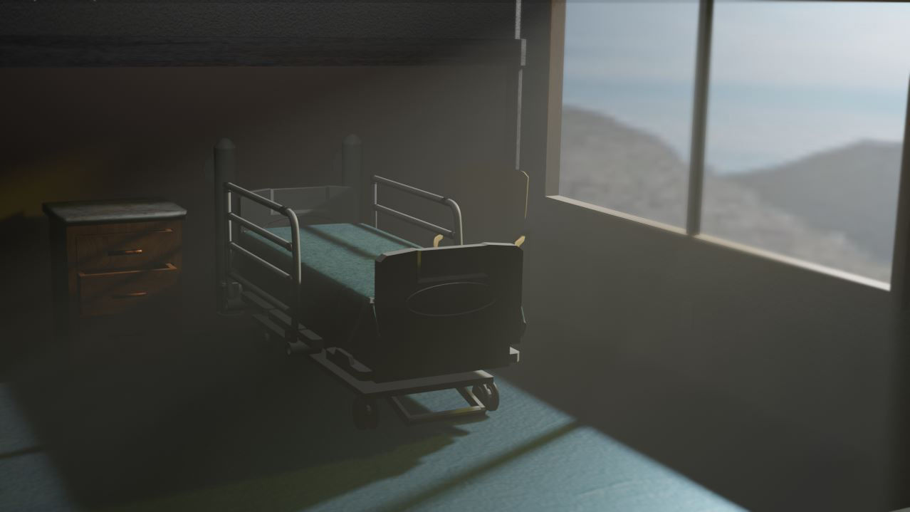 3D model Hospital Bed High and Low Poly VR / AR / low-poly | CGTrader