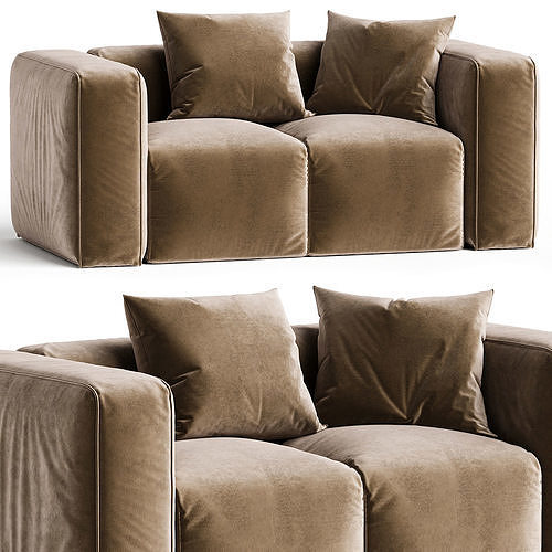 Astoria Sofa 7390B 3D model | CGTrader