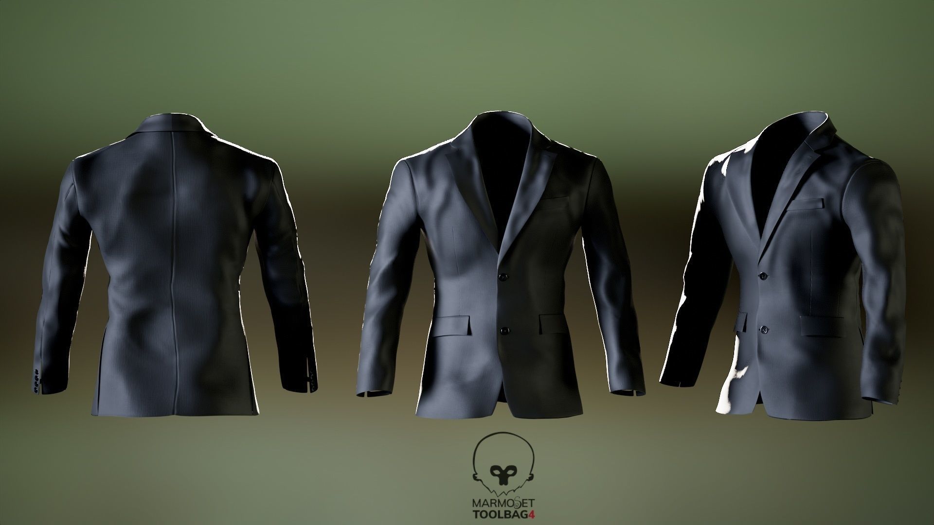 3D model Man Suit VR / AR / low-poly | CGTrader