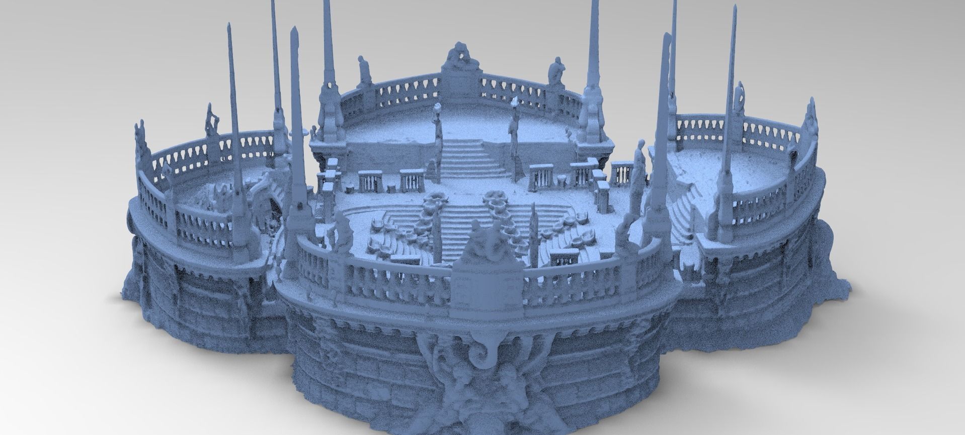 Poseidon ruins 2 3D model | CGTrader