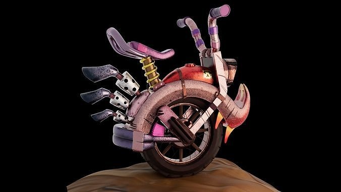 ghost bike 3D model | CGTrader