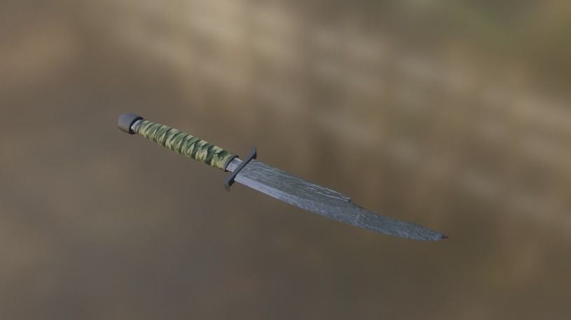 3D model 4K textures Knife model VR / AR / low-poly | CGTrader