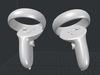 Oculus Quest 2 Controllers Left and right RAW 3D scan 3D model | CGTrader