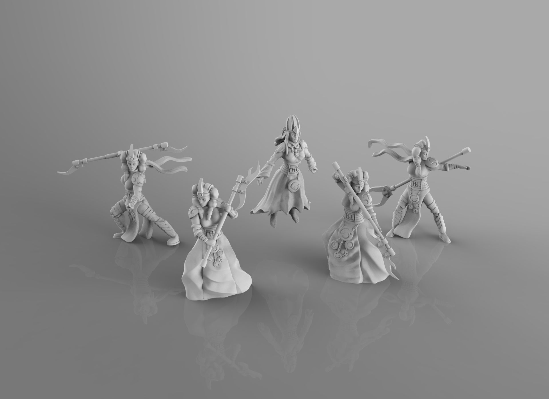 Singing Mountain Witches 3D model 3D printable | CGTrader