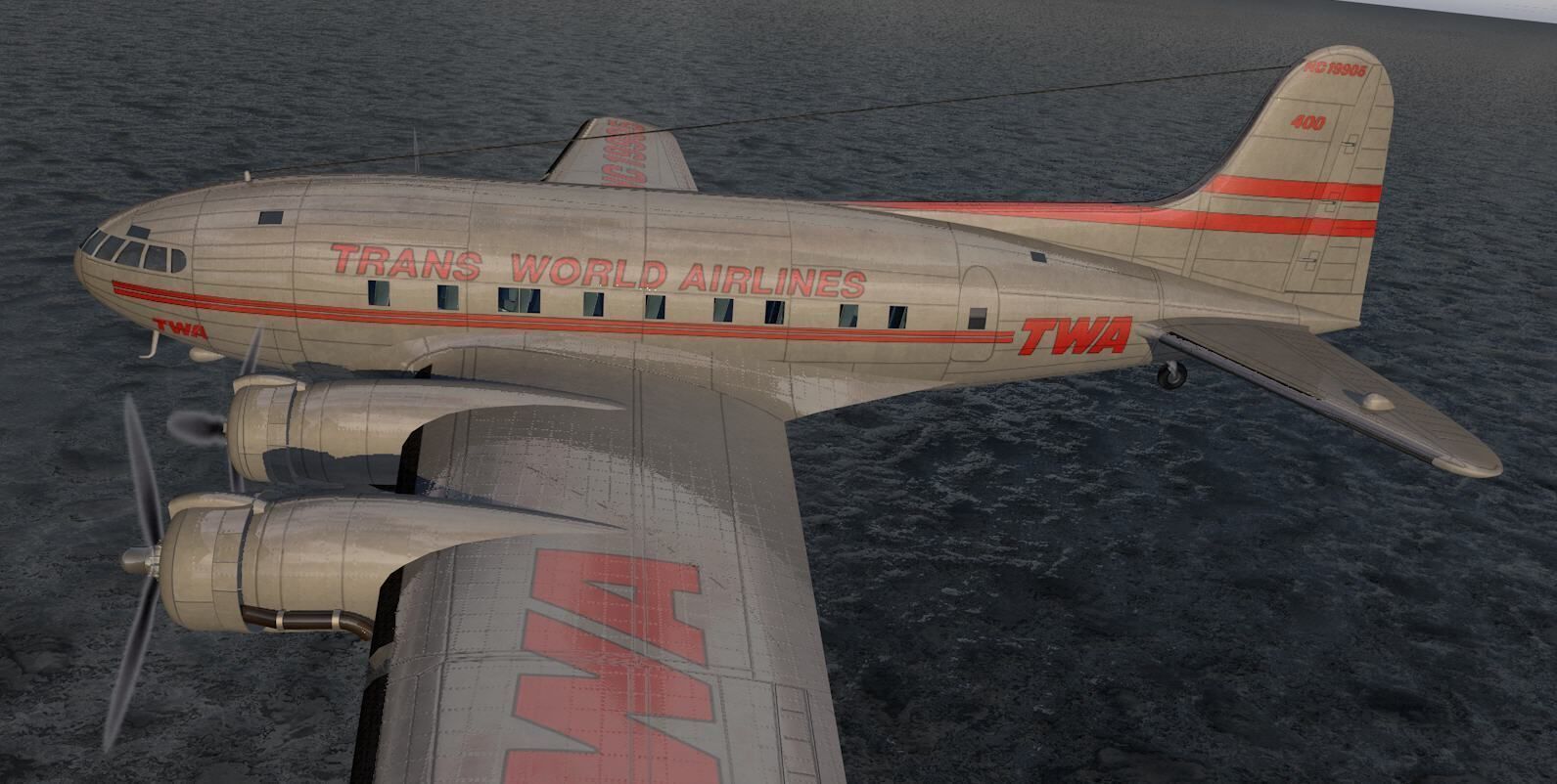 Boeing B-307 Stratoliner - Boeing C-75 3D model | CGTrader