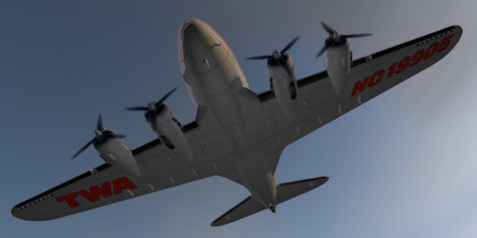 Boeing B-307 Stratoliner - Boeing C-75 3D model | CGTrader