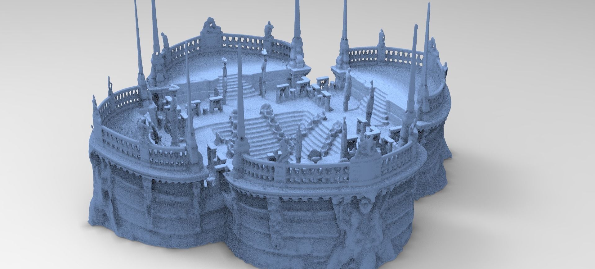 Poseidon ruins 3 3D model | CGTrader