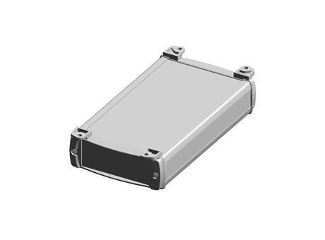 Ecoline Aluminium Enclosure, IP40, Shielded, Flanged, 200 x 1... free ...