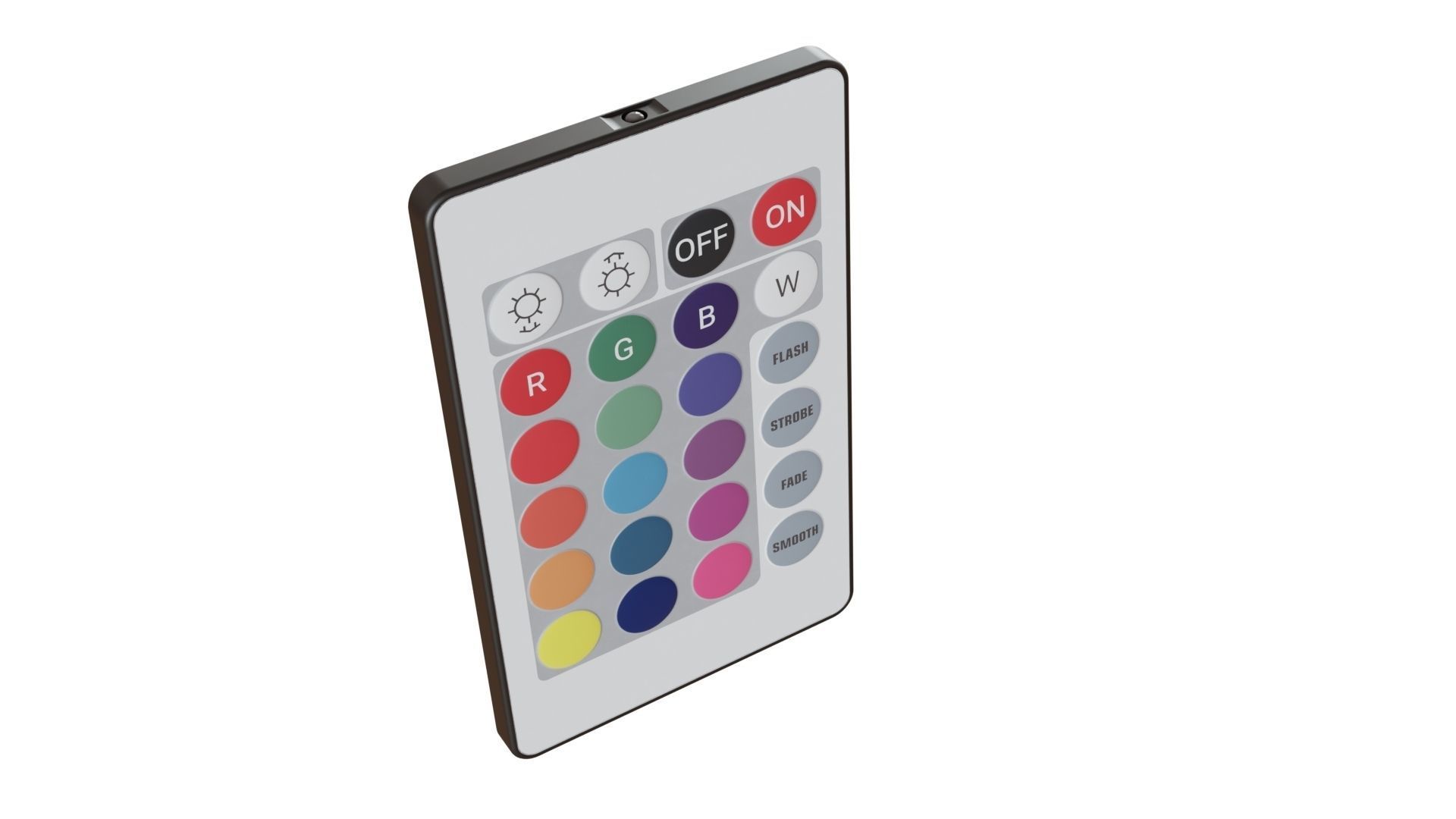 Leds remote control 3D model | CGTrader