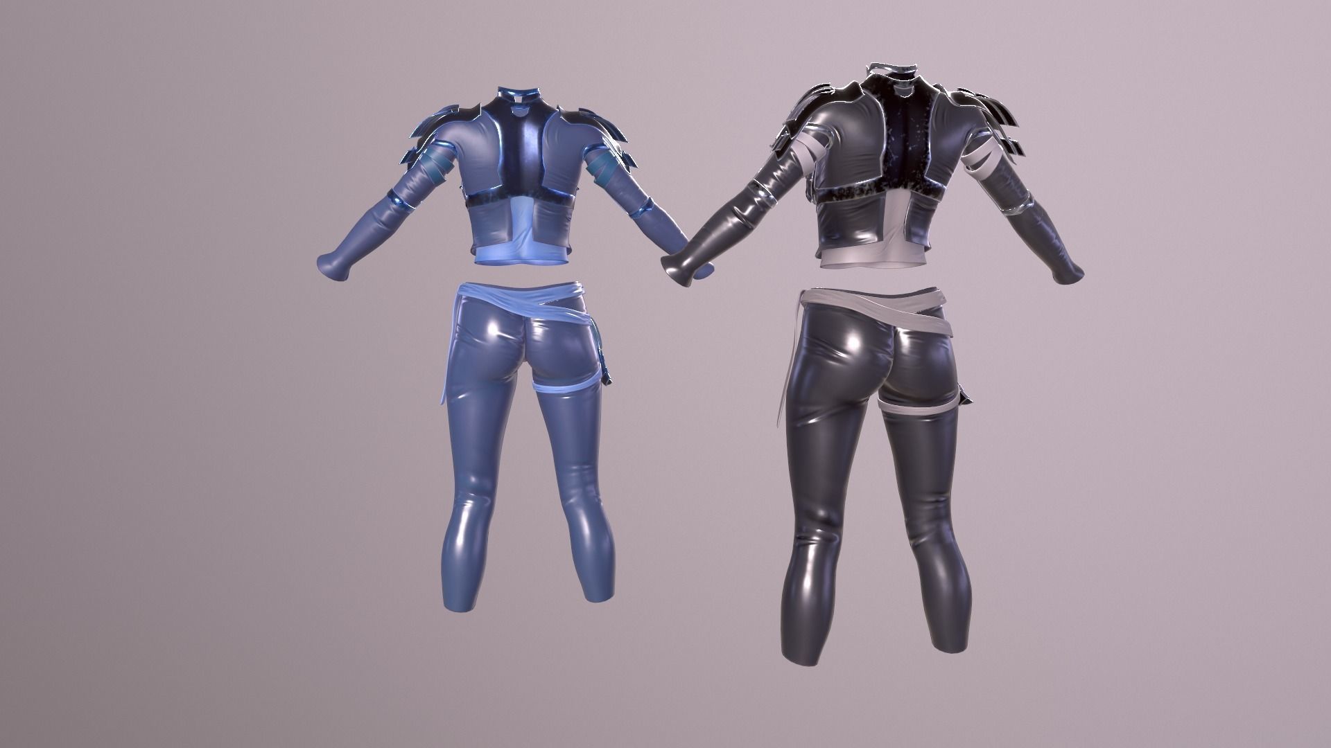 3D model female stylized fantasy armor VR / AR / low-poly | CGTrader