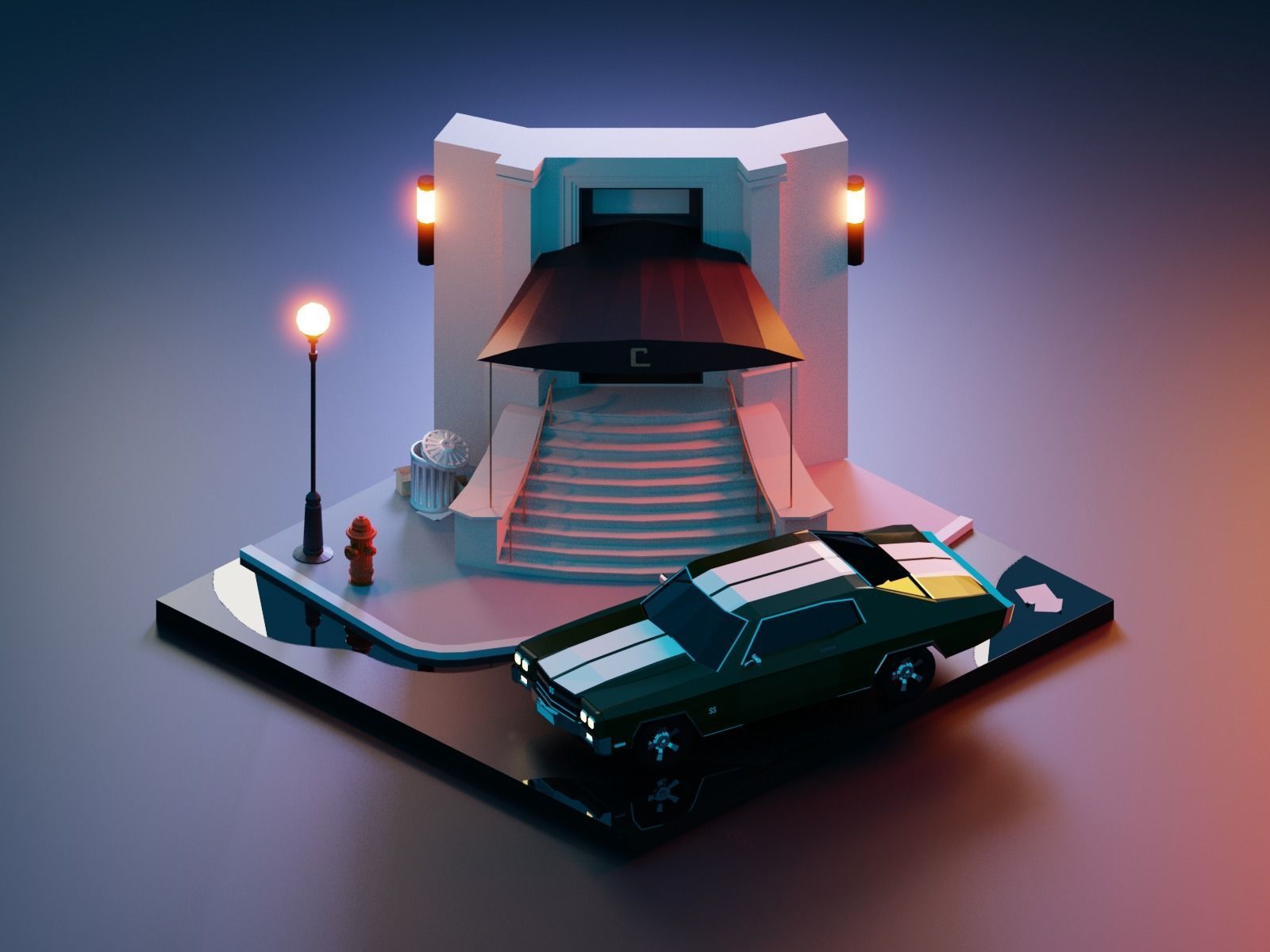 25 3d model render in blender 3D model | CGTrader