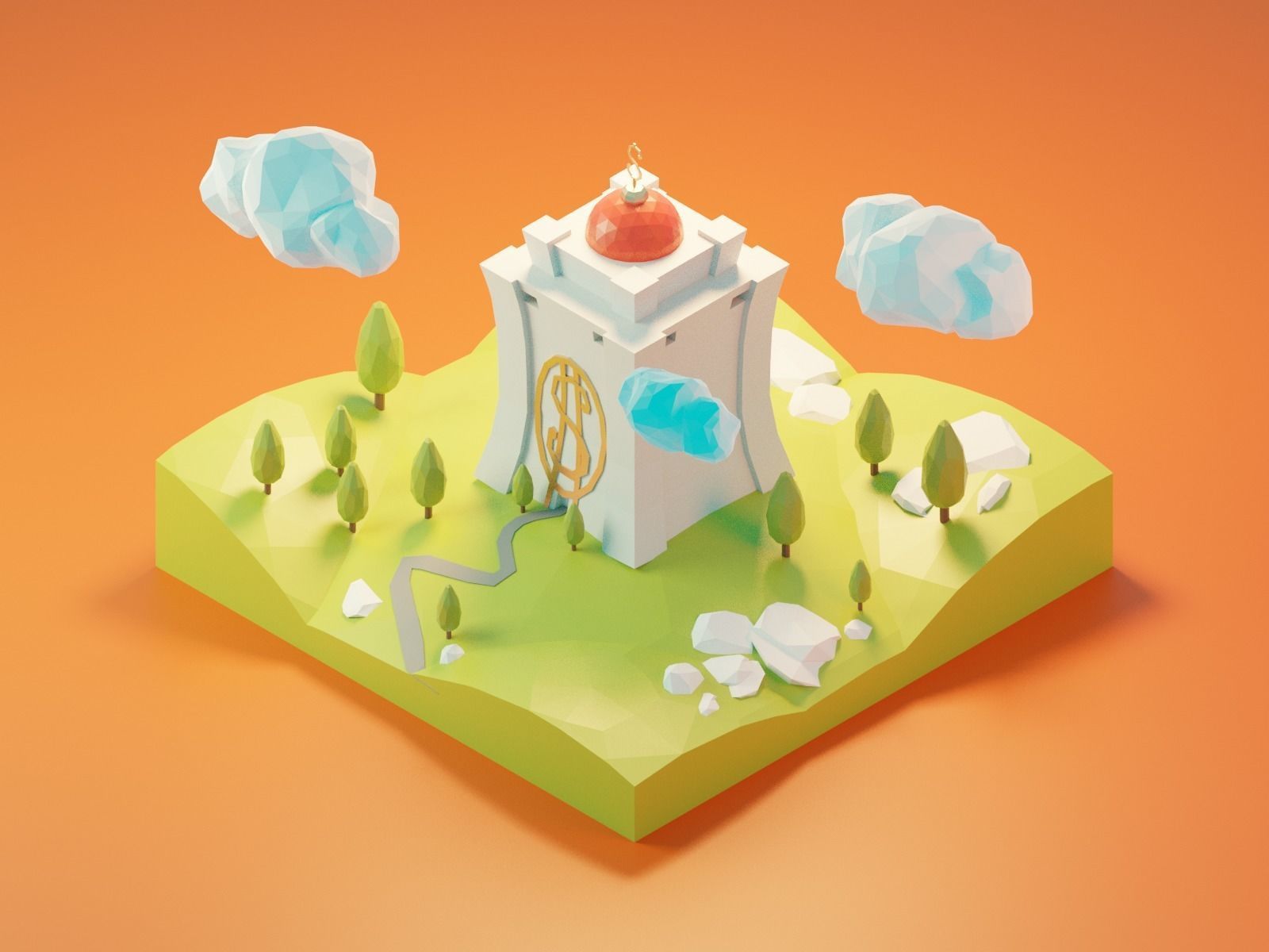 25 3d model render in blender 3D model | CGTrader