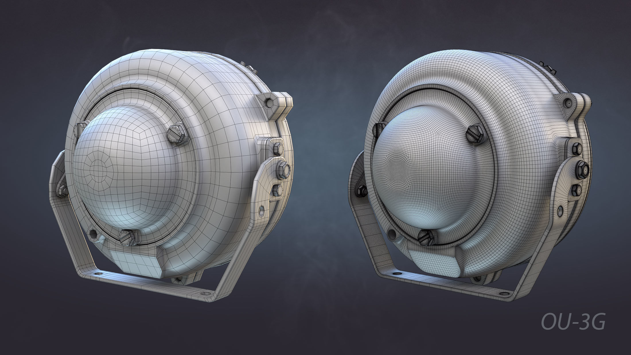 Soviet APC Lights Set 3D model | CGTrader