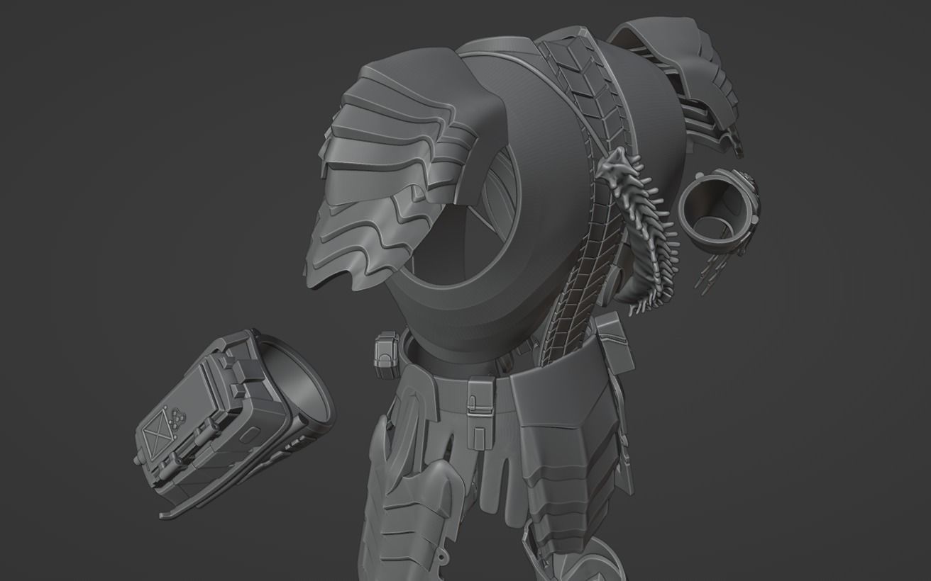 Predator armor set 3D model 3D printable | CGTrader