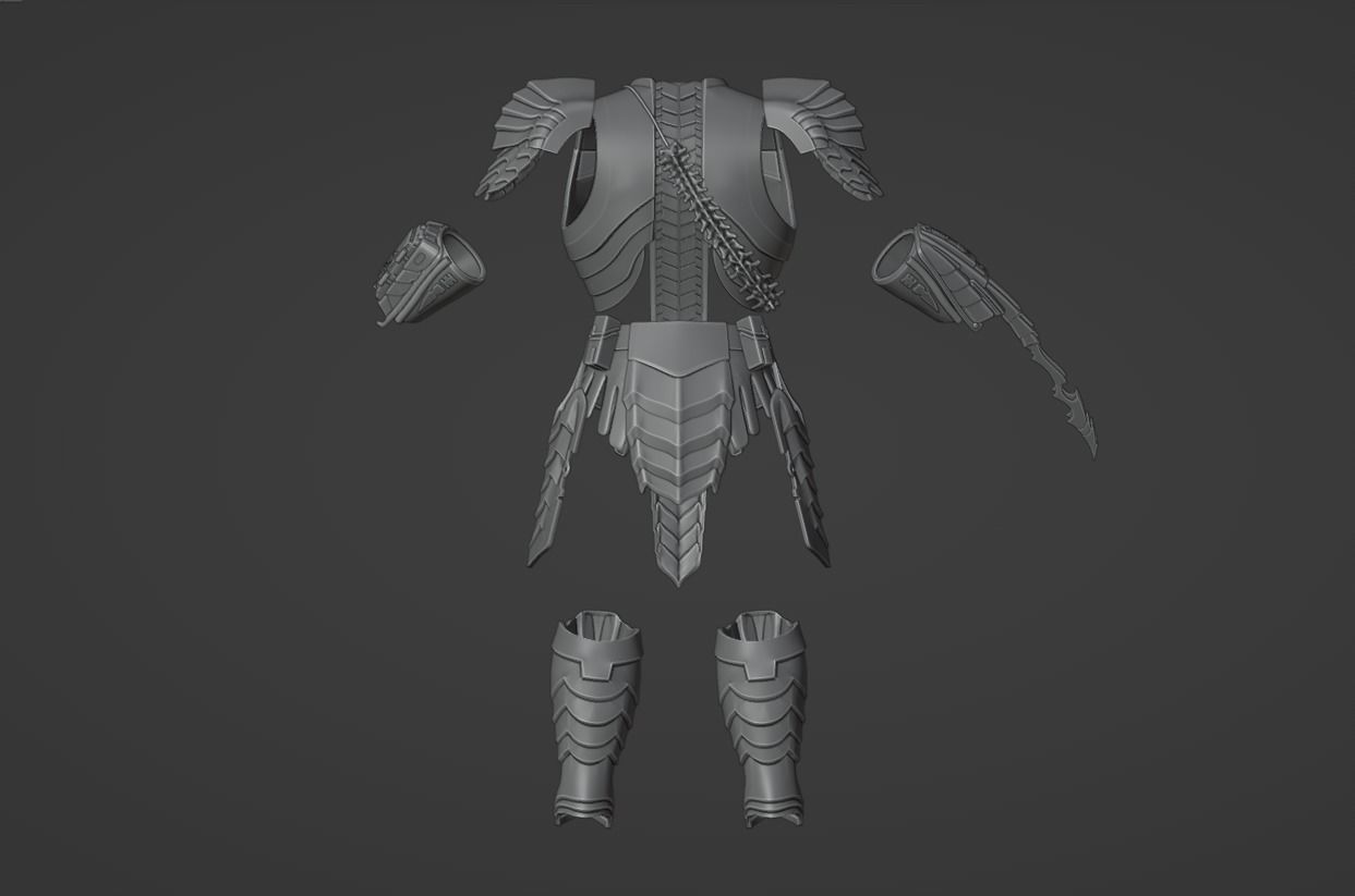 Predator armor set 3D model 3D printable | CGTrader