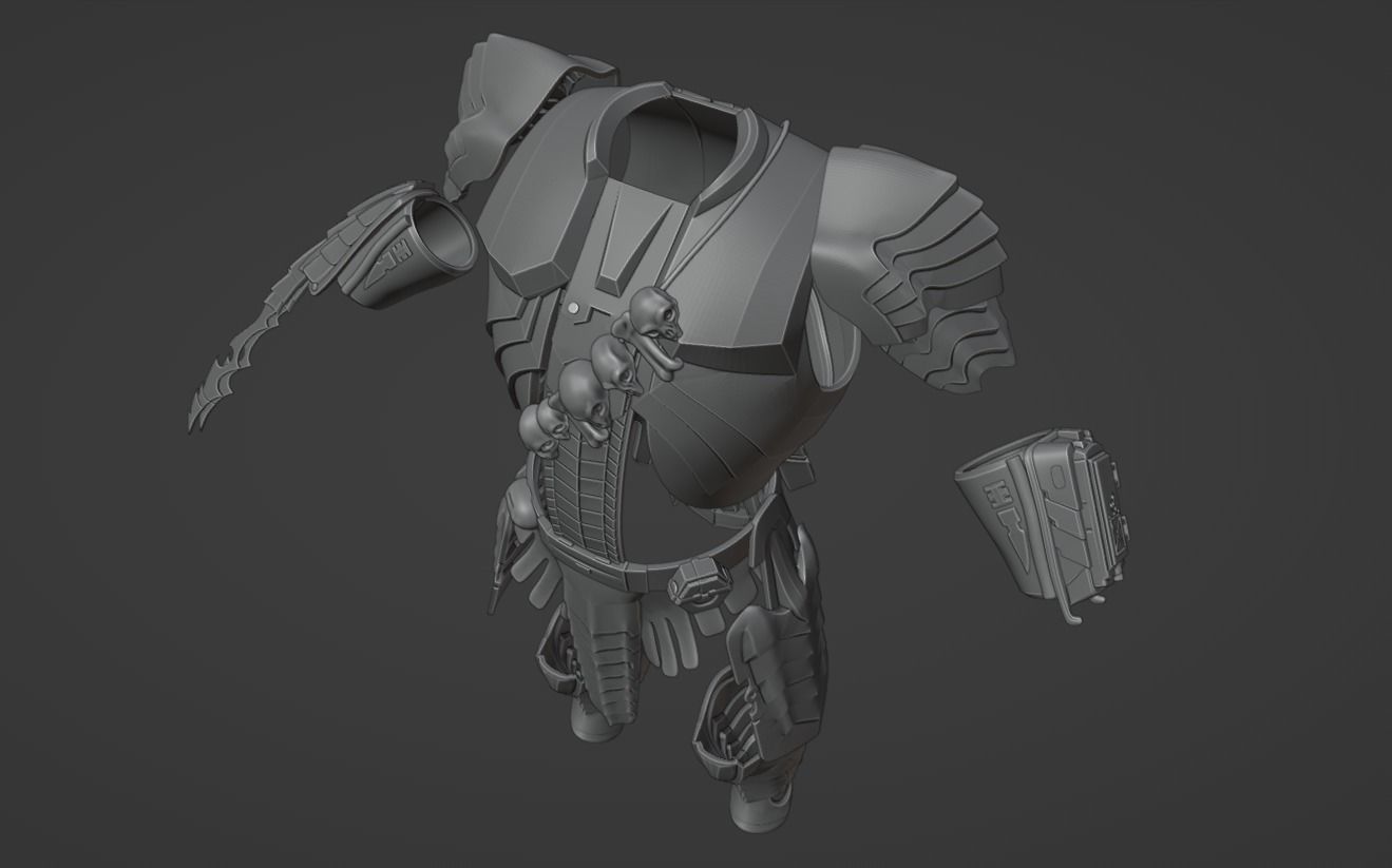 Predator armor set 3D model 3D printable | CGTrader