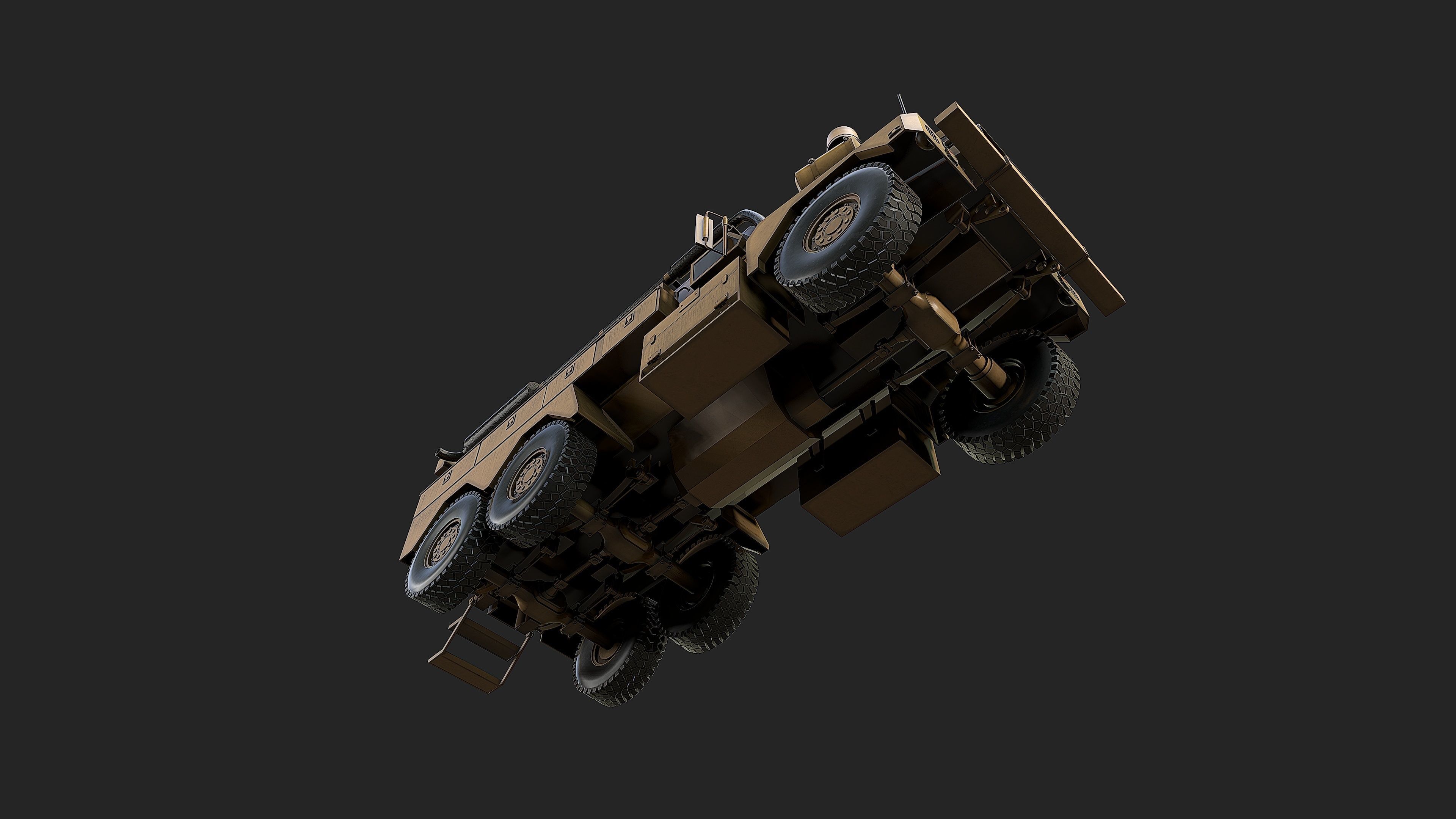 3D model Cougar MRAP 6X6 VR / AR / low-poly | CGTrader