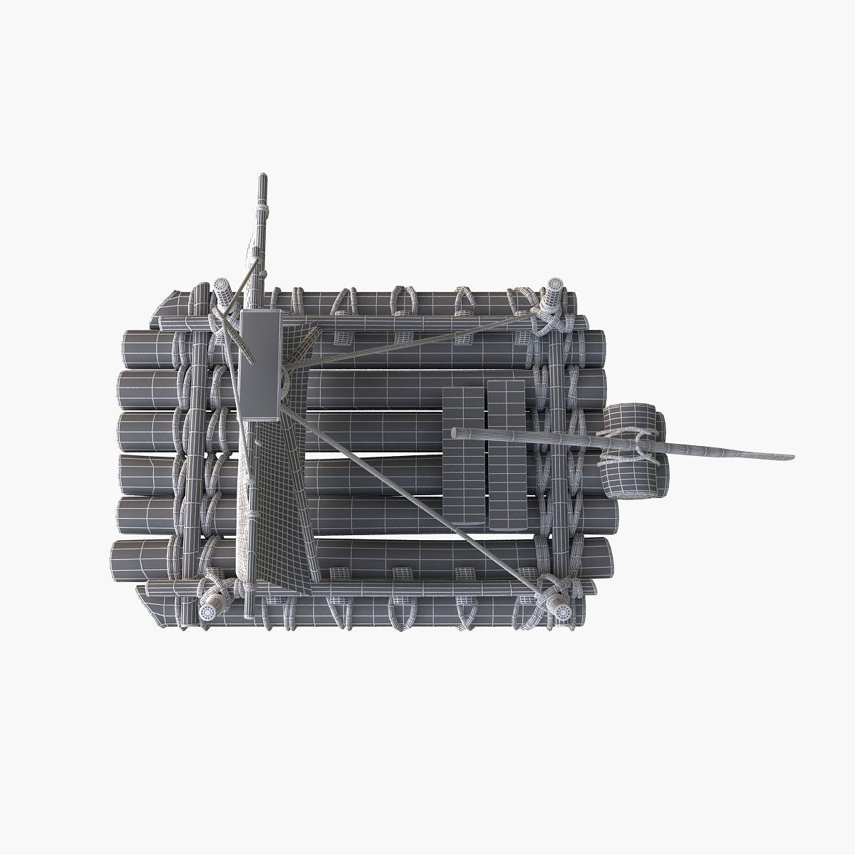 Raft stylized 3D model | CGTrader