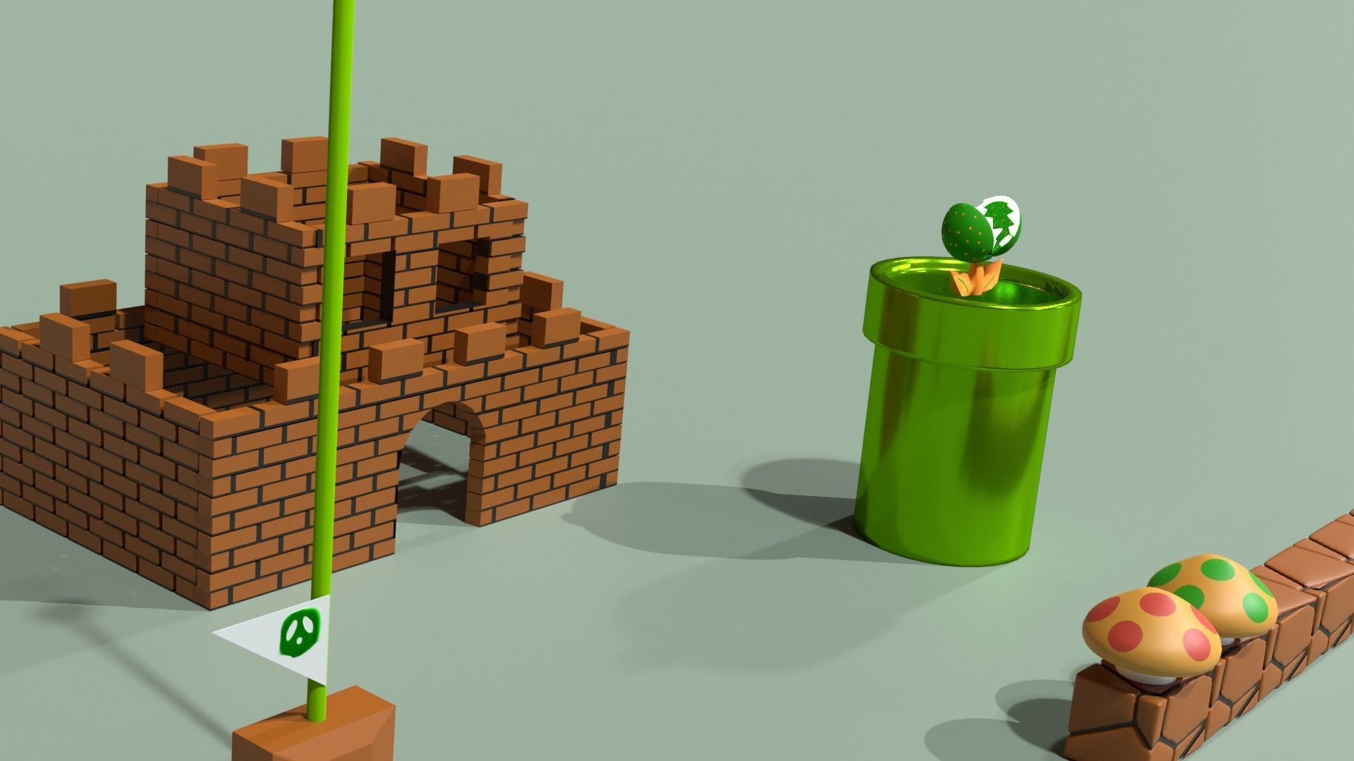 THE MARIO PACK PART ONE 3D model | CGTrader