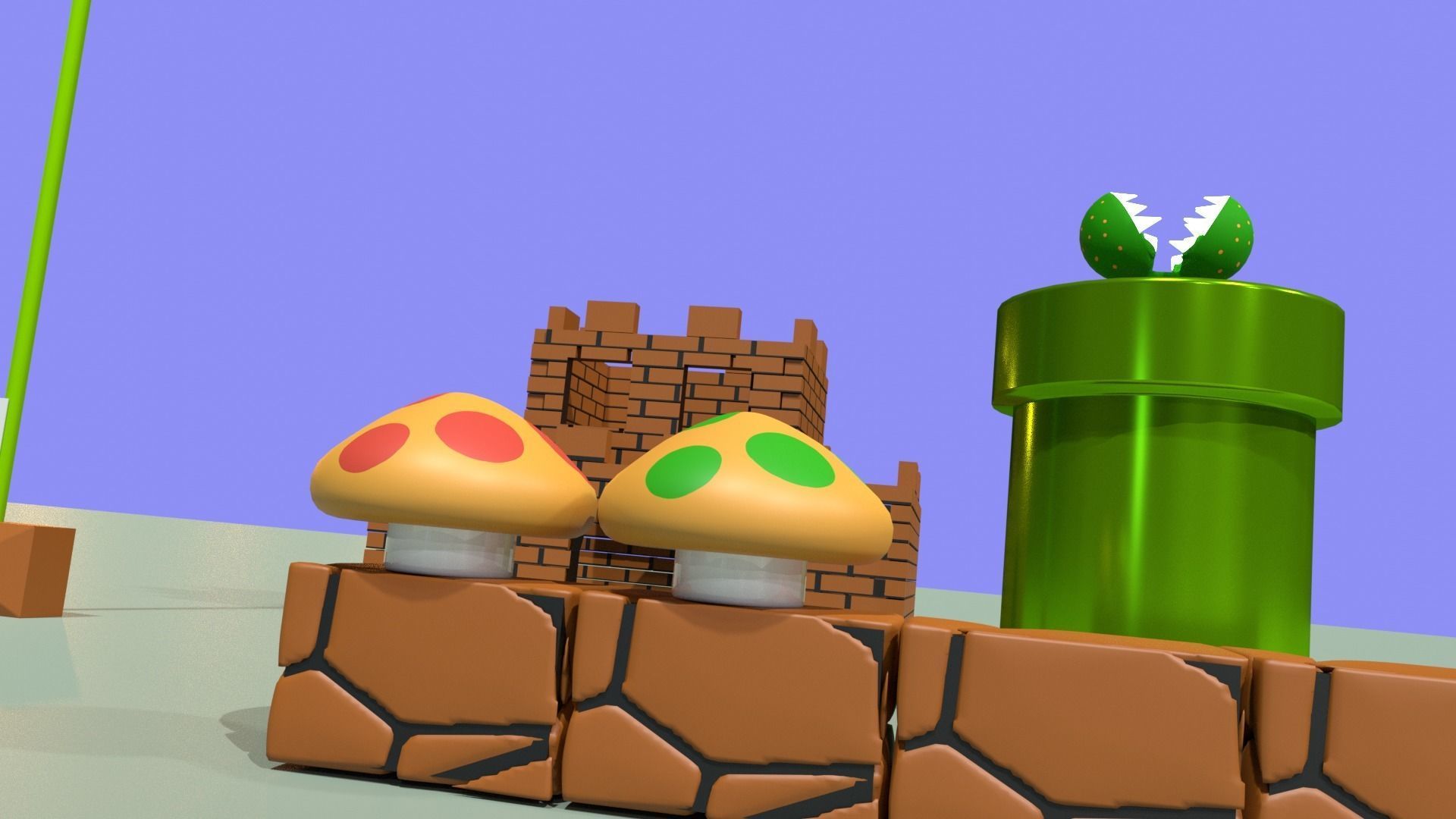 THE MARIO PACK PART ONE 3D model | CGTrader