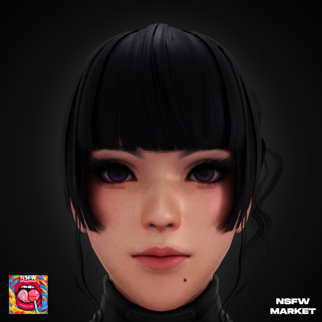 3D model EXCLUSIVE EDITION RIGGED CHARACTER NYOTENGU VR / AR / low-poly ...