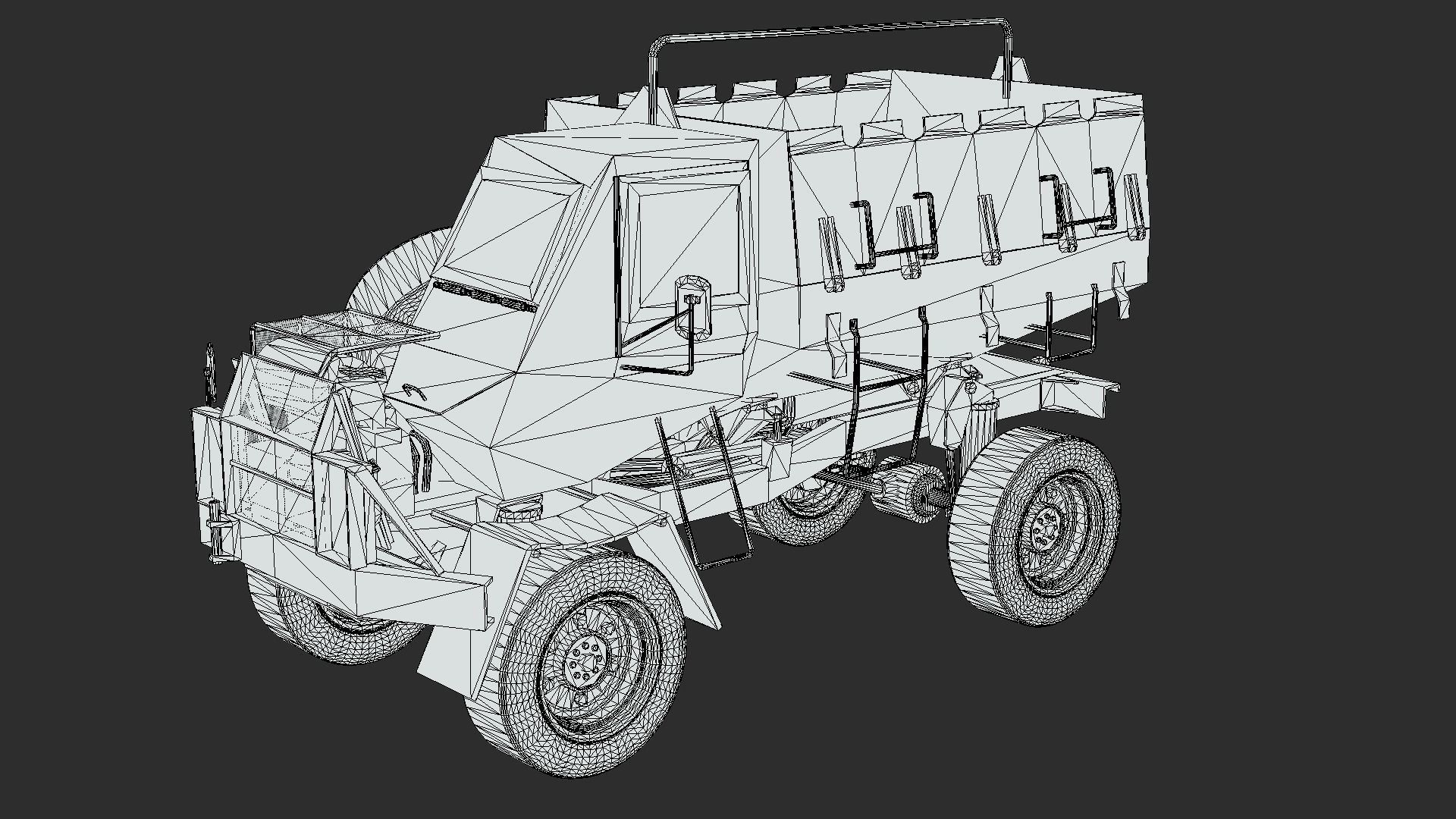 3D model Buffel military vehicle VR / AR / low-poly | CGTrader