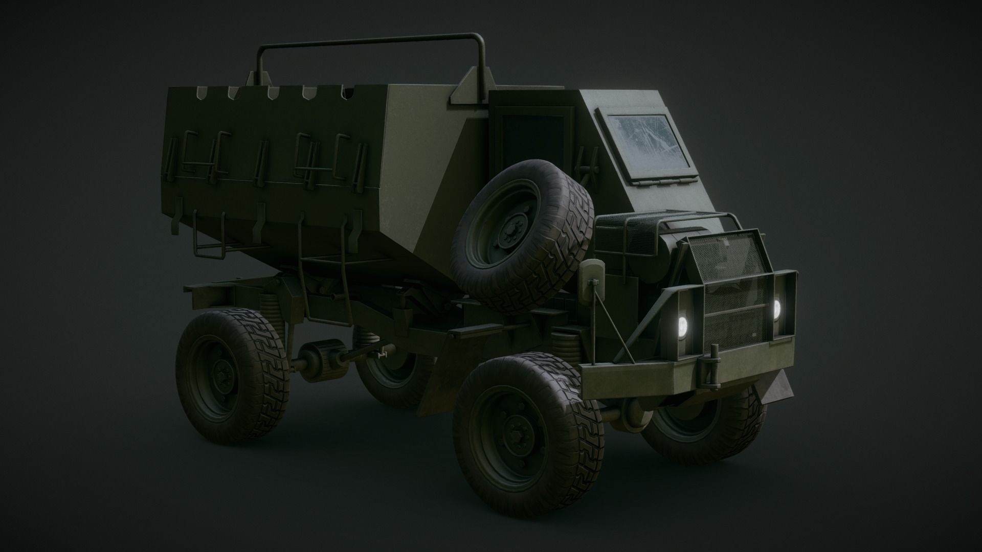 3D model Buffel military vehicle VR / AR / low-poly | CGTrader