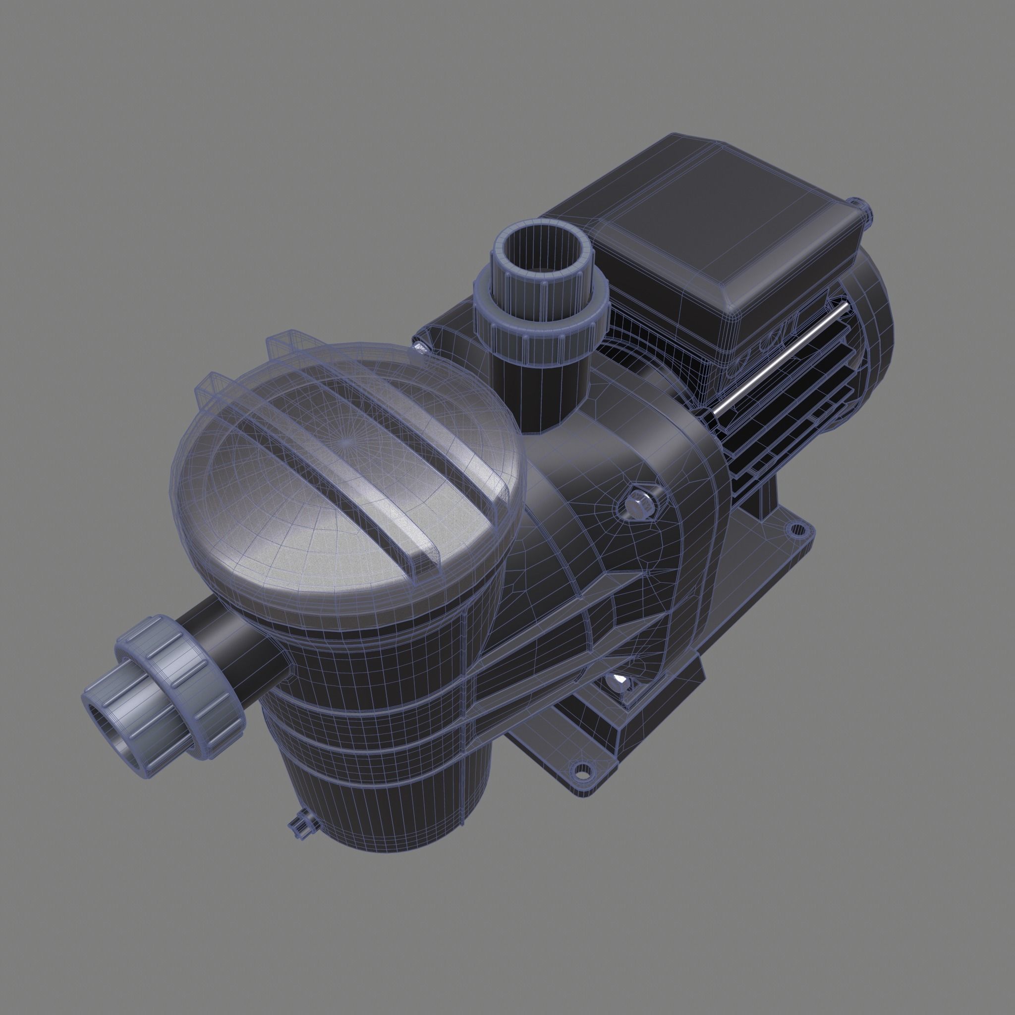 3D model Pool pump VR / AR / low-poly | CGTrader