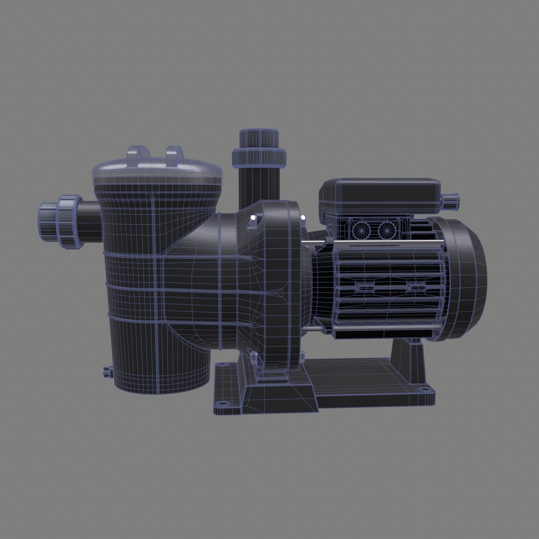 3D model Pool pump VR / AR / low-poly | CGTrader