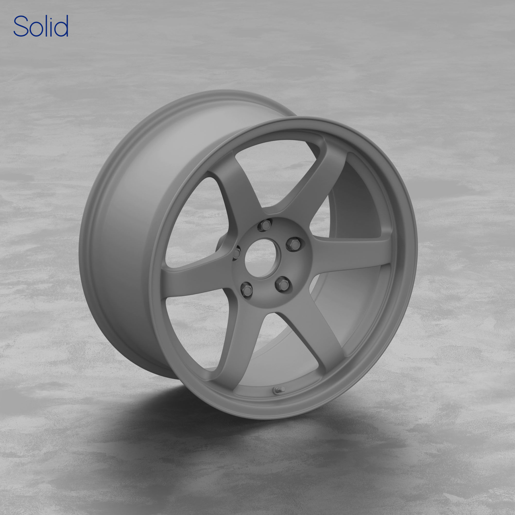 RAYS Volk Racing TE37 Rim 3D Model 3D model | CGTrader