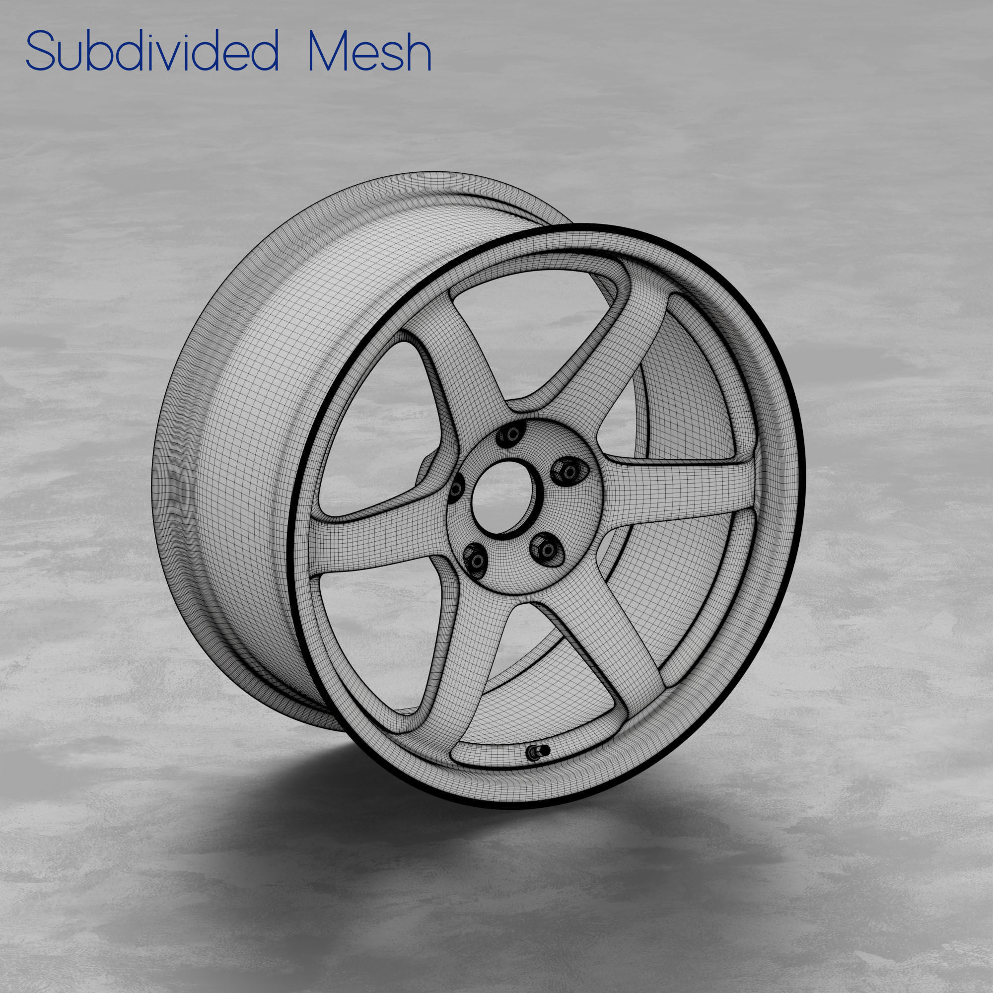 RAYS Volk Racing TE37 Rim 3D Model 3D model | CGTrader