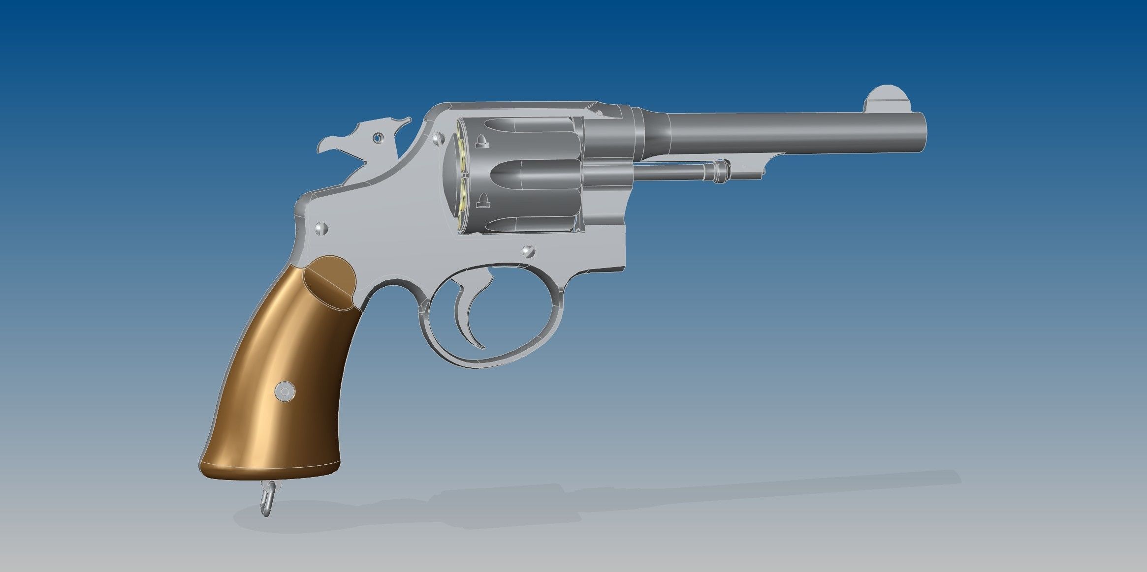 M1917 revolver 3D model | CGTrader