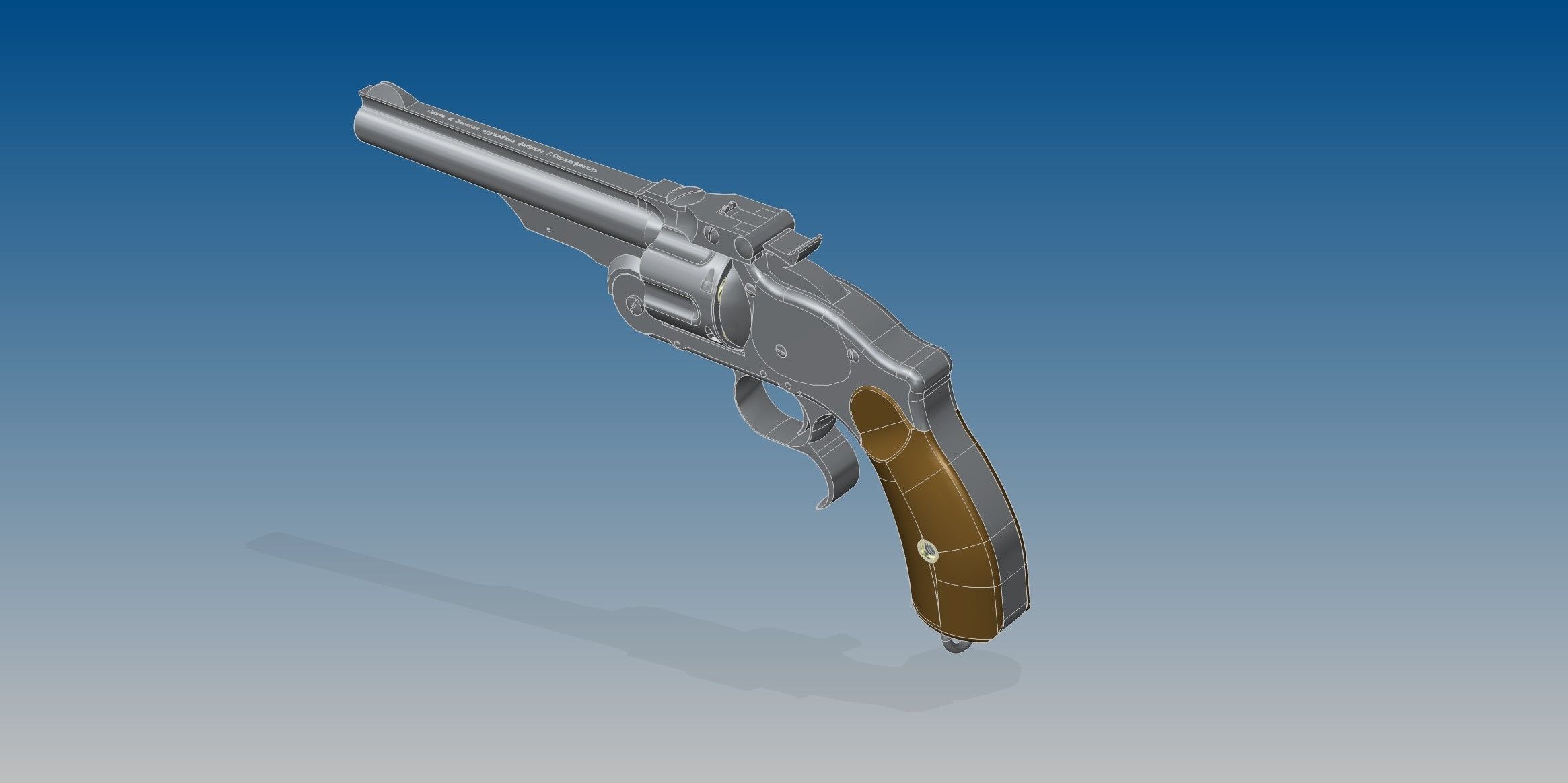 Schofield Russian 3D model | CGTrader