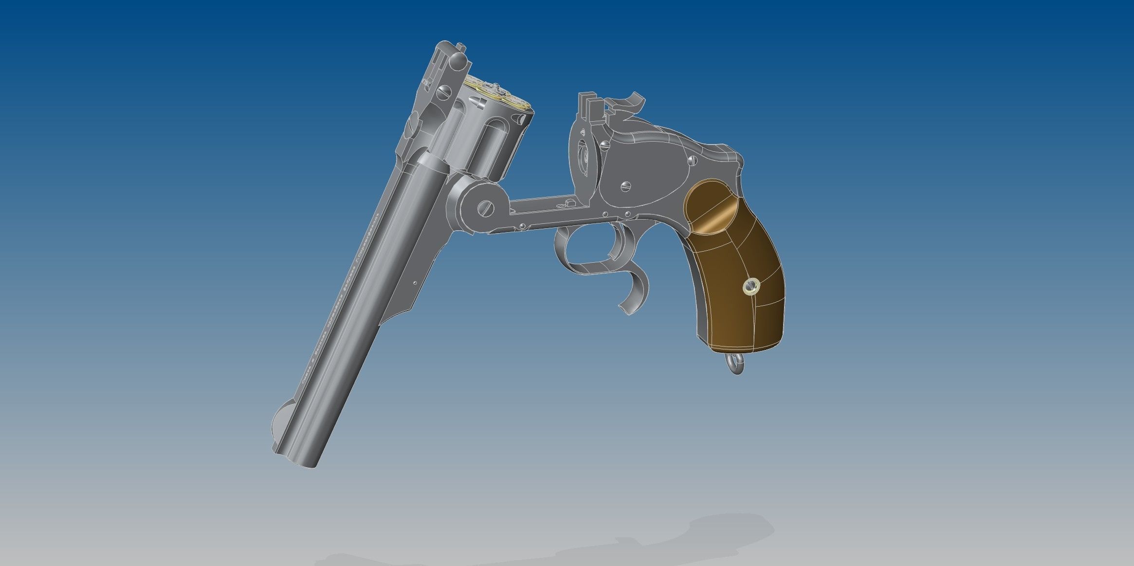 Schofield Russian 3D model | CGTrader