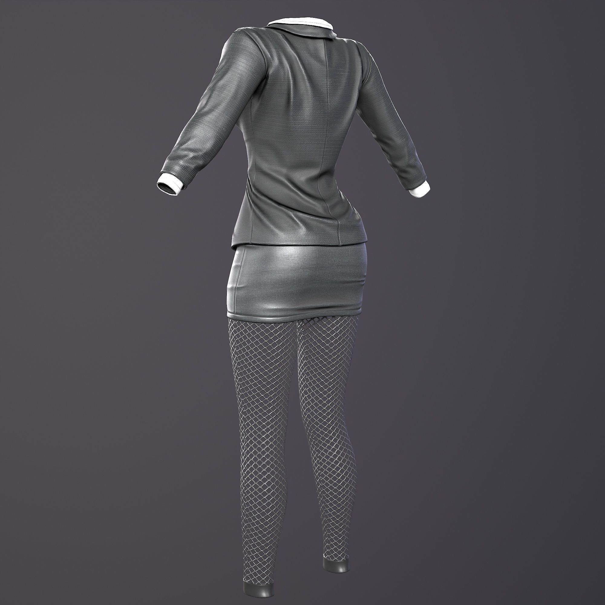 3D model Female Clothing VR / AR / low-poly | CGTrader
