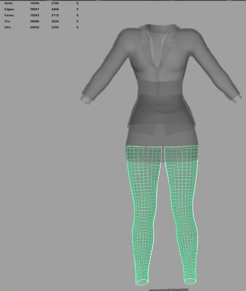 3D model Female Clothing VR / AR / low-poly | CGTrader