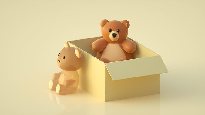 Teddy bear 3D model | CGTrader